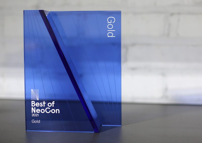 Blue Screen Printed Panel - Cristaux International