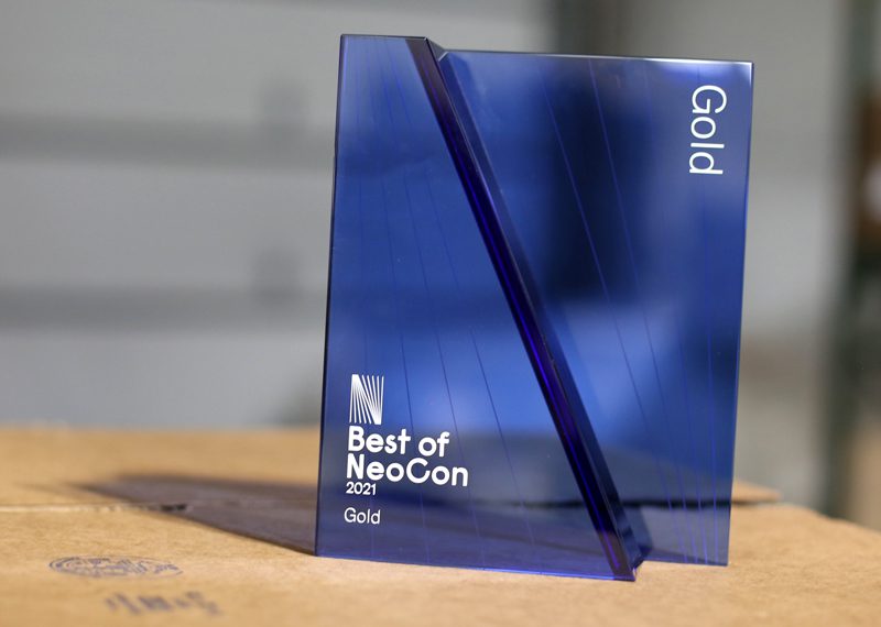 Blue Screen Printed Panel - Cristaux International